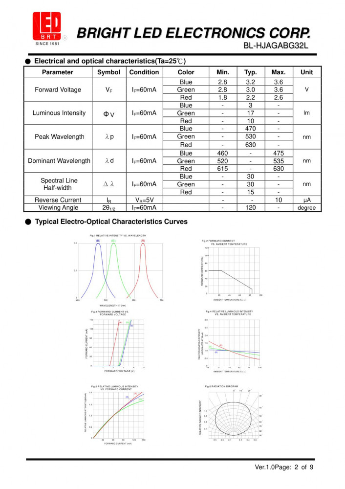BL-HJAGABG32L datasheet page 2