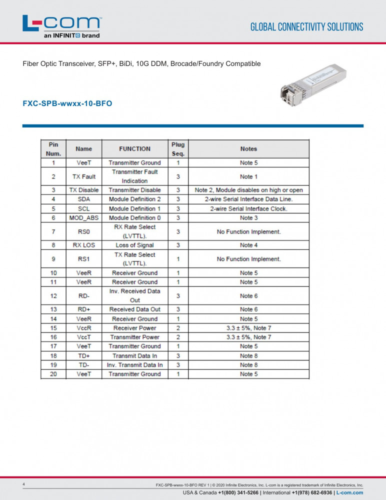 FXC-SPB-3260-10-BFO datasheet page 4