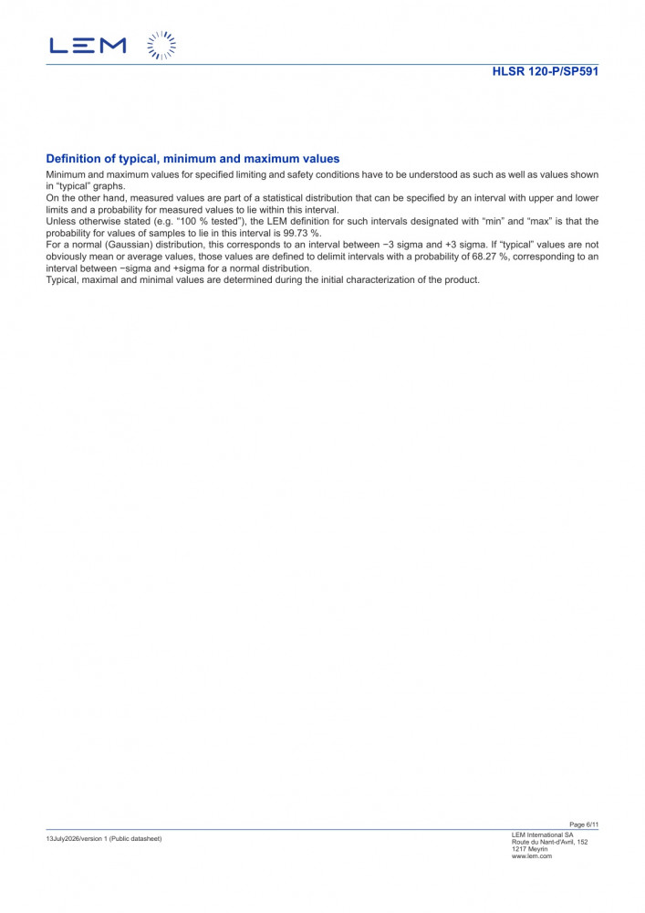 HLSR 120-P/SP591 document page 6