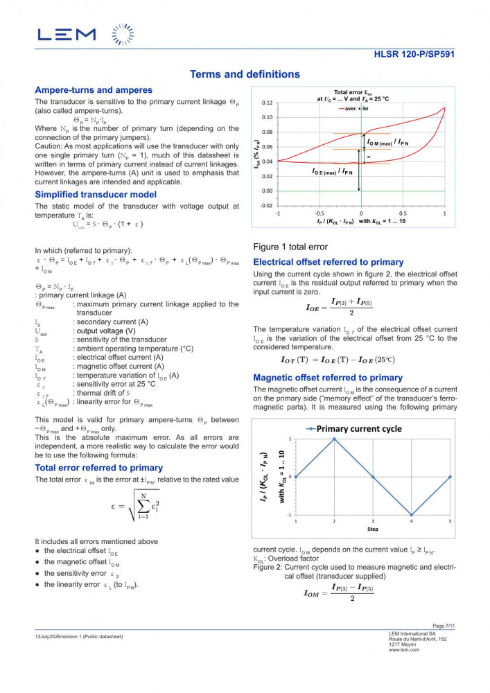 HLSR 120-P/SP591 document page 7