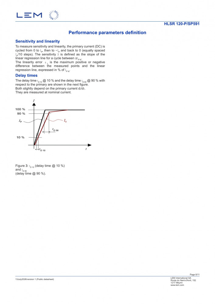 HLSR 120-P/SP591 document page 8