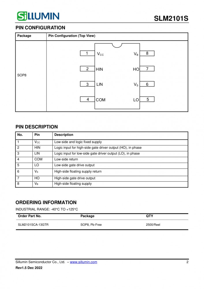SLM2101S datasheet page 2
