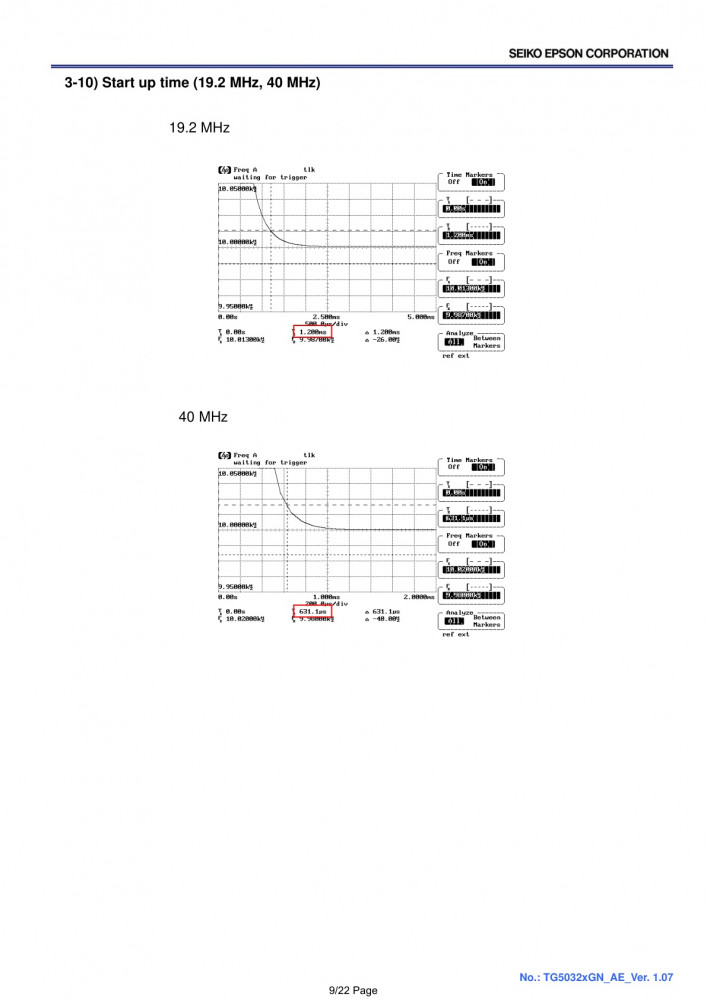 EPSON TG5032CGN datasheet page 9