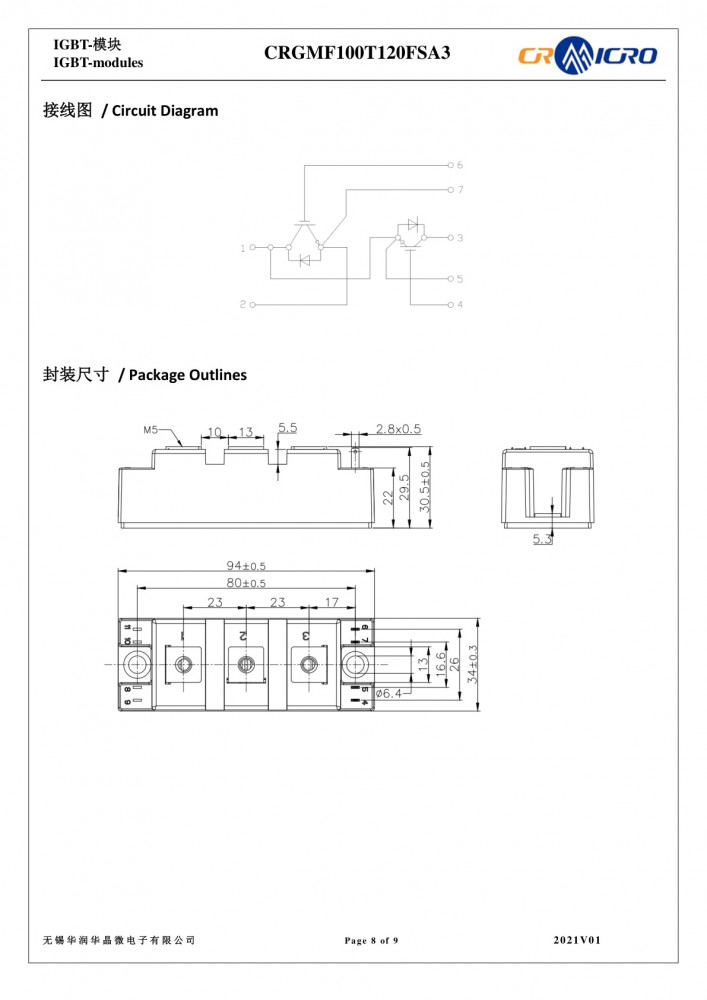 CRGMF100T120FSA3 datasheet page 8