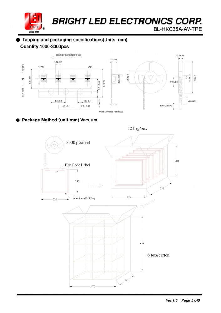 BL-HKC35A-AV-TRE datasheet page 3