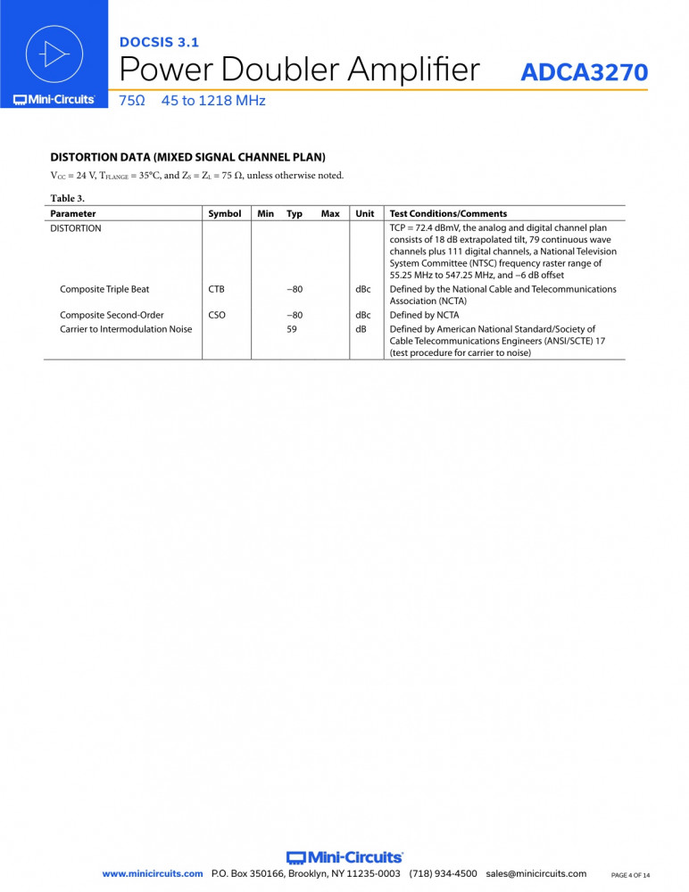 ADCA3270 technical document page 4