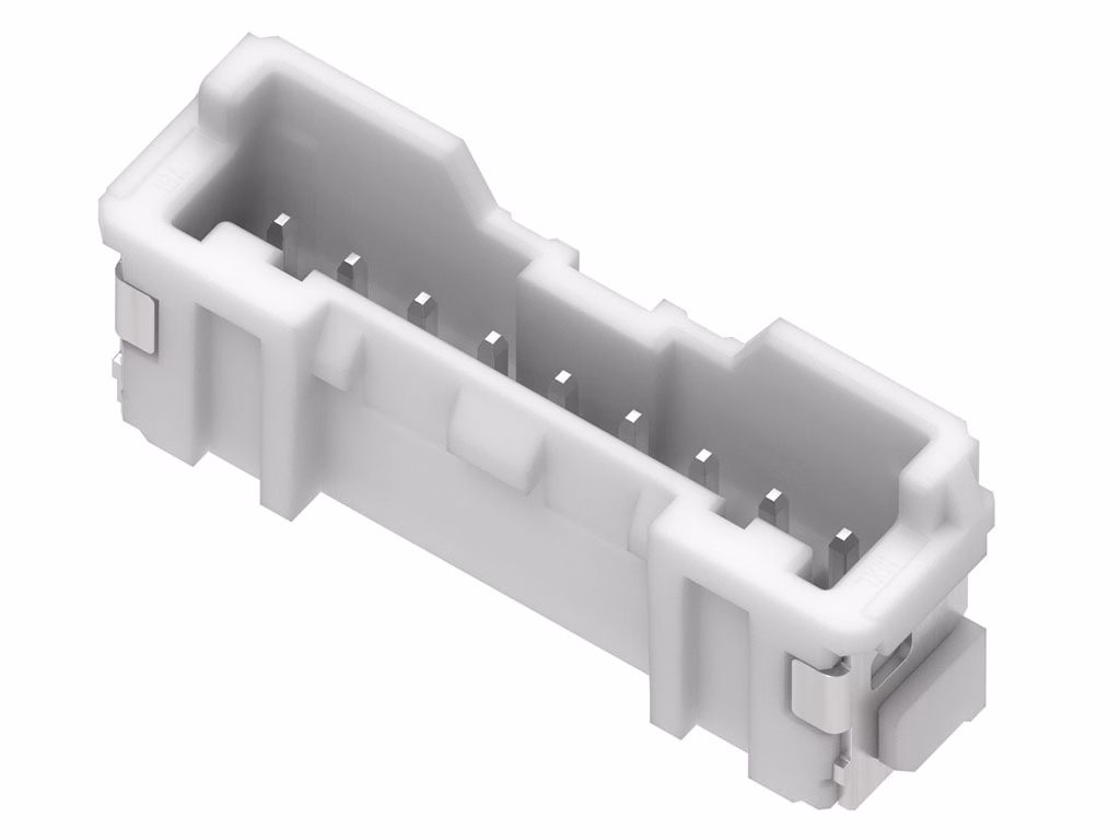 2.00mm Pitch, Micro-Lock Plus PCB Header, Single Row, Vertical, Surface Mount, Matte Tin Plating, Positive Lock, 9 Circuits, Low-Halogen, Low-Halogen, Natural (White) for sale