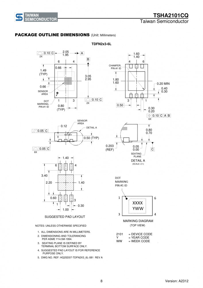 TSHA2101 datasheet page 8
