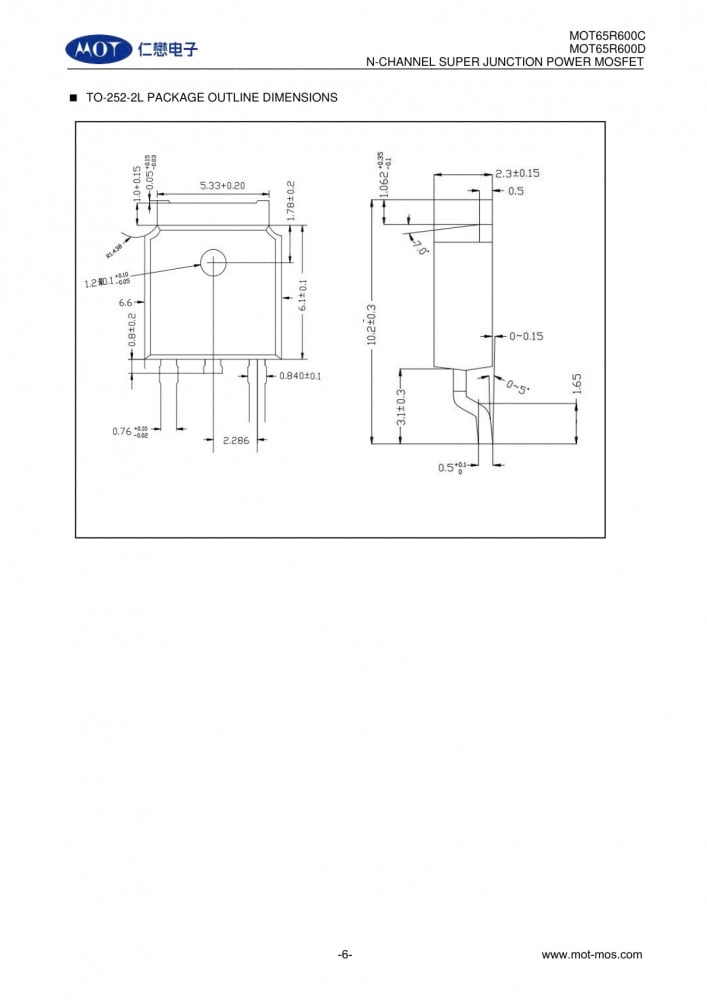 MOT65R600D datasheet page 6