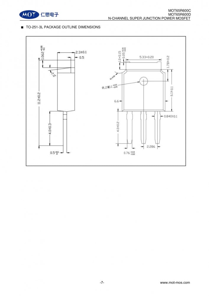 MOT65R600D datasheet page 7