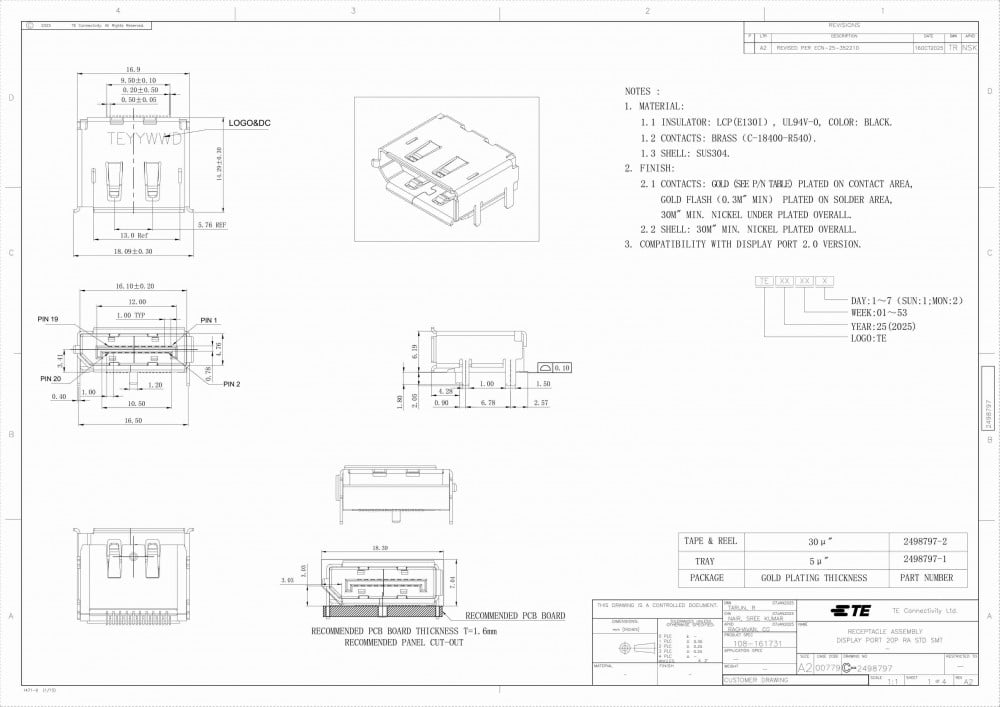 2498797-1 technical drawing page 1