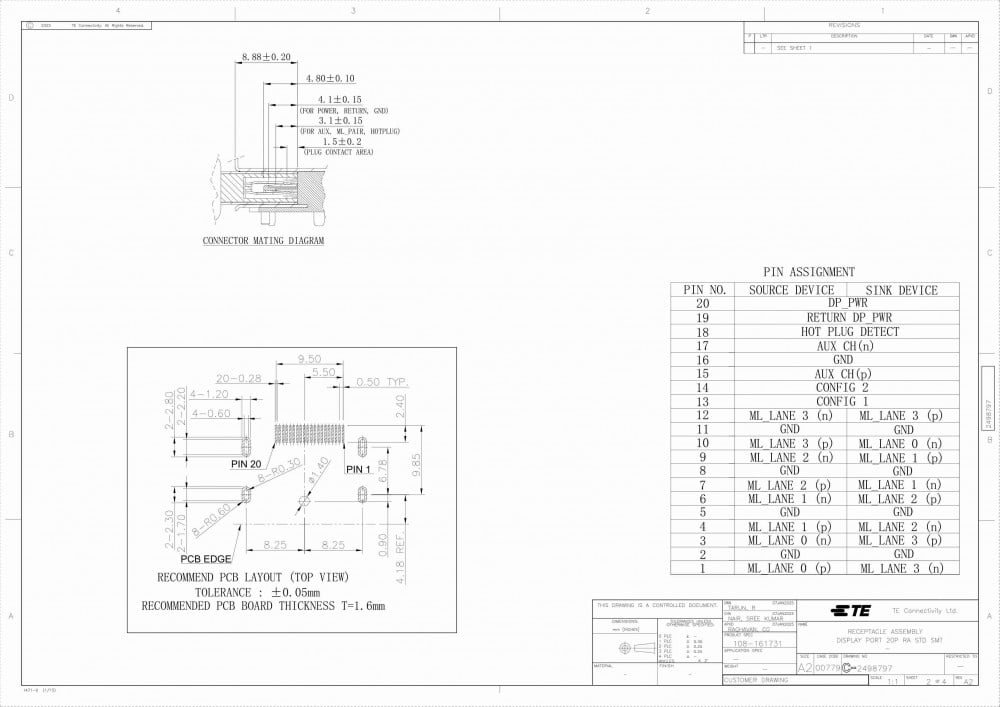2498797-1 pin assignment page