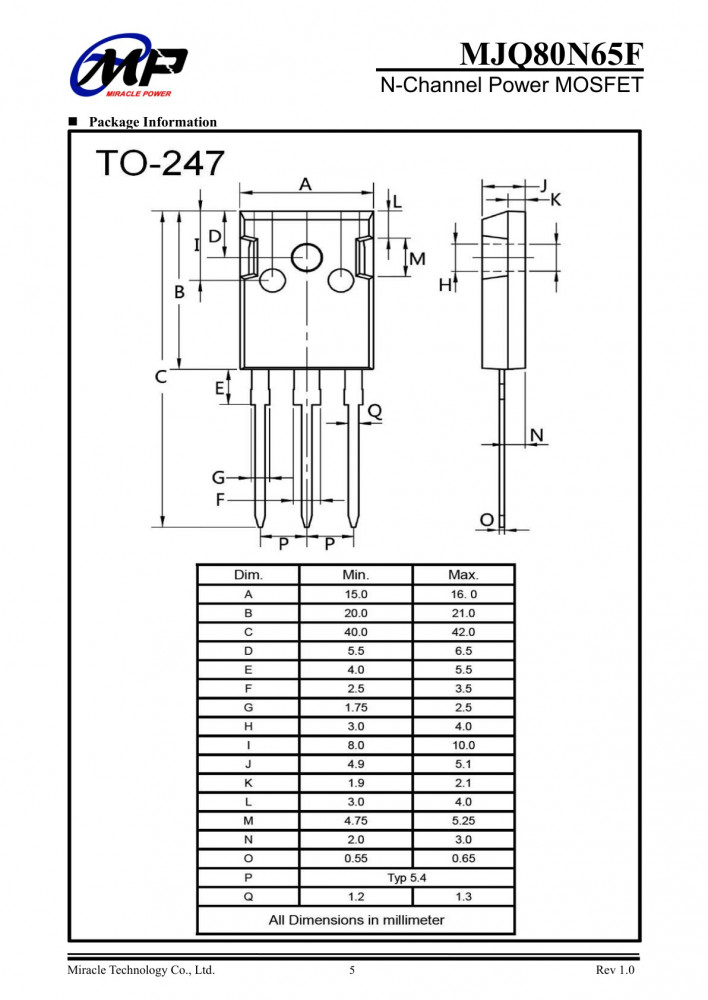 MJQ80N65F datasheet page 5