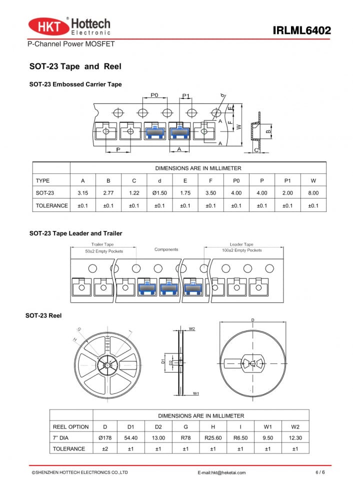 IRLML6402 datasheet page 6