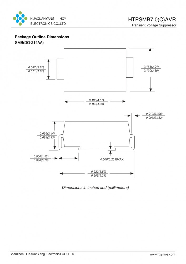 HTPSMB7.0AVR datasheet page 3