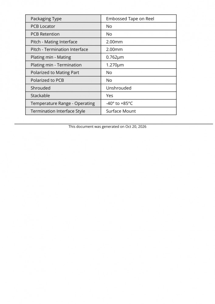 MOLEX 474100001 technical document page 3