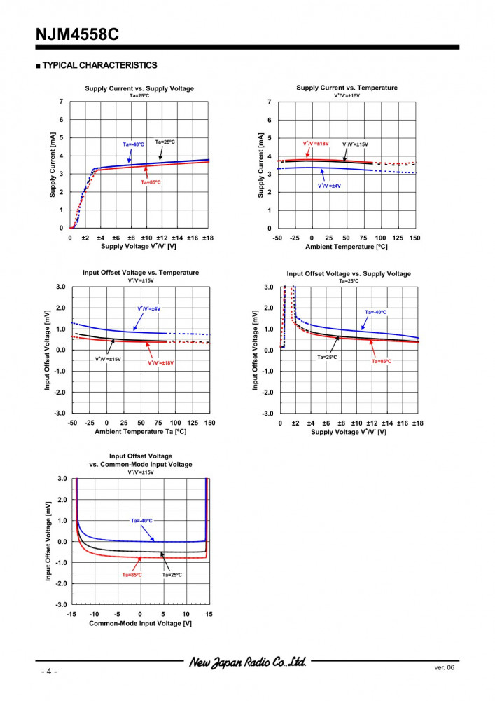 NJM4558C datasheet page 4