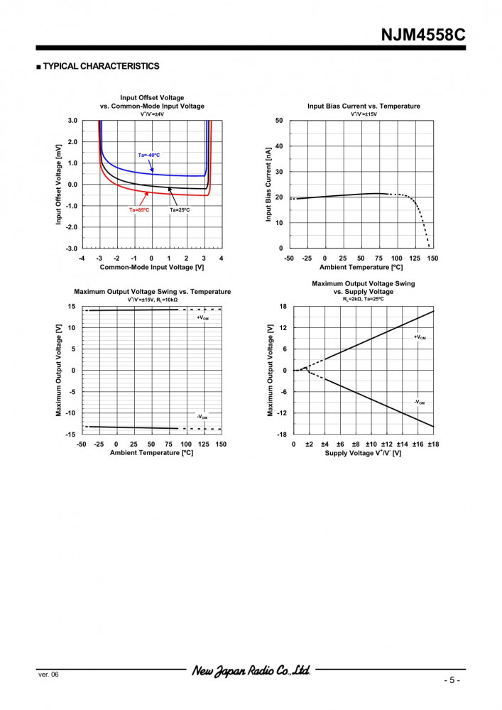 NJM4558C datasheet page 5