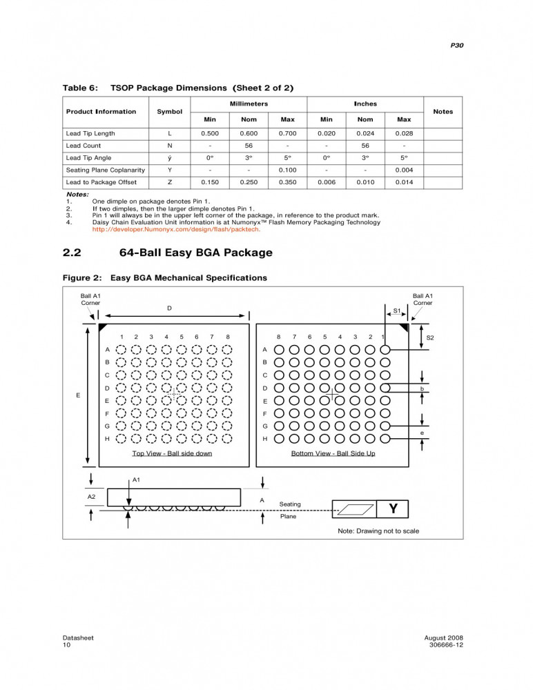 P30 datasheet page 10