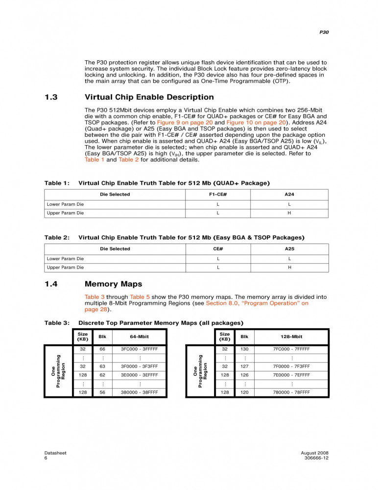 P30 datasheet page 6