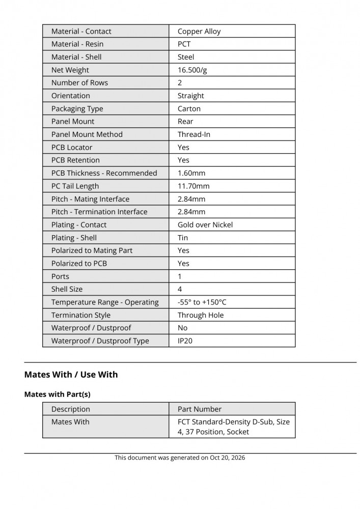 MOLEX 1731092470 technical drawing page 3