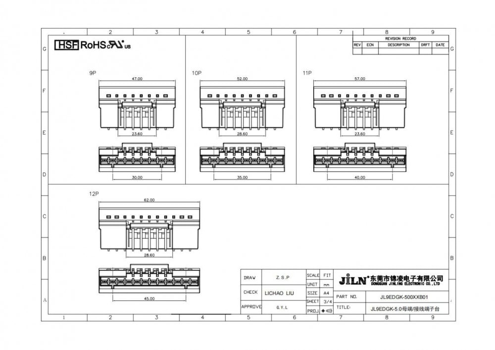 JL9EDGK-50004B01 technical drawing page 3