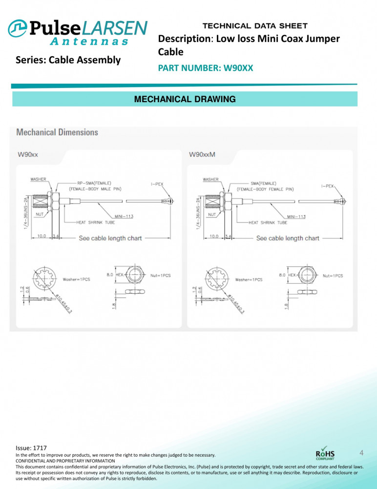 PULSE W9003 technical document page 4