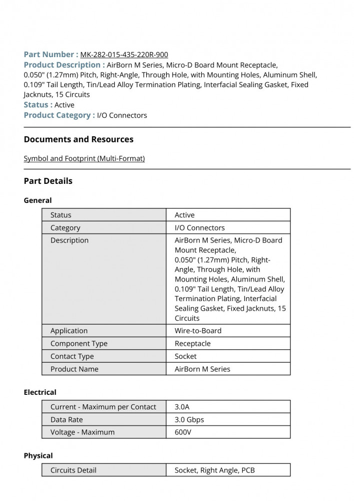 Technical document image 1 for MK-282-015-435-220R-900