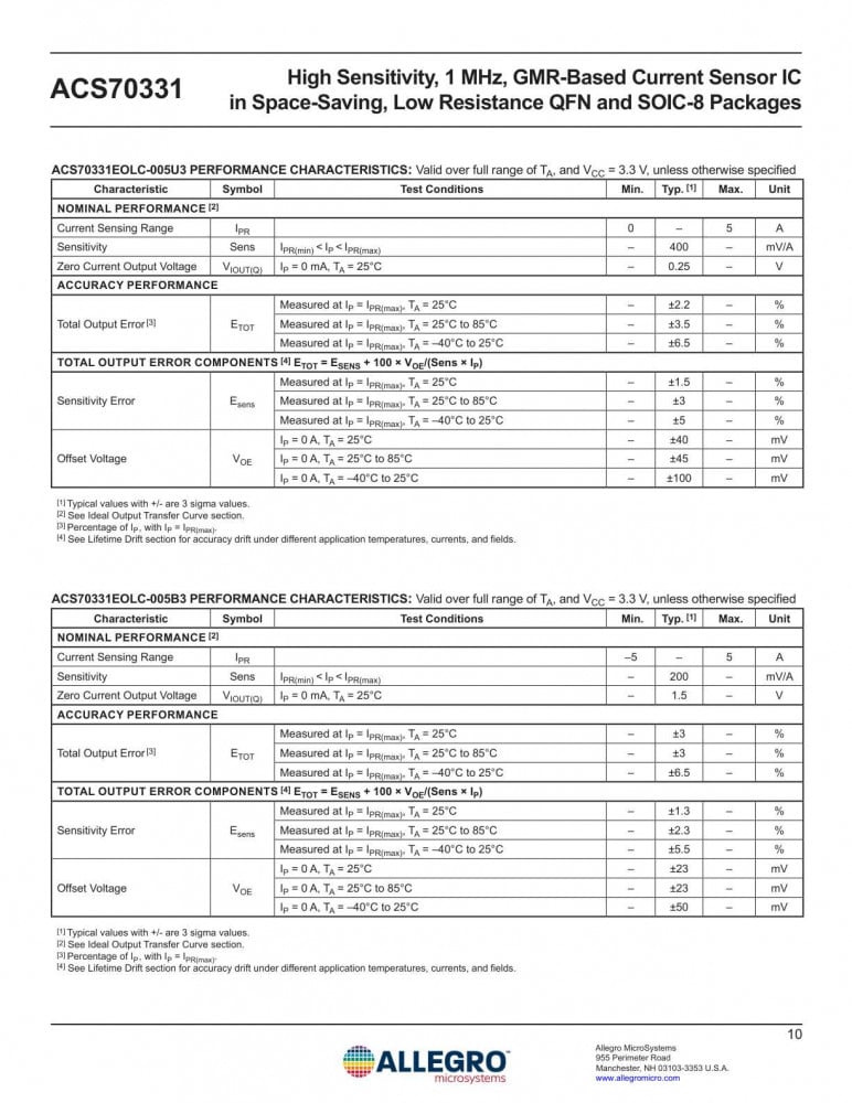 ACS70331 datasheet page 10