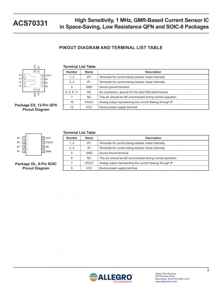 ACS70331 datasheet page 3