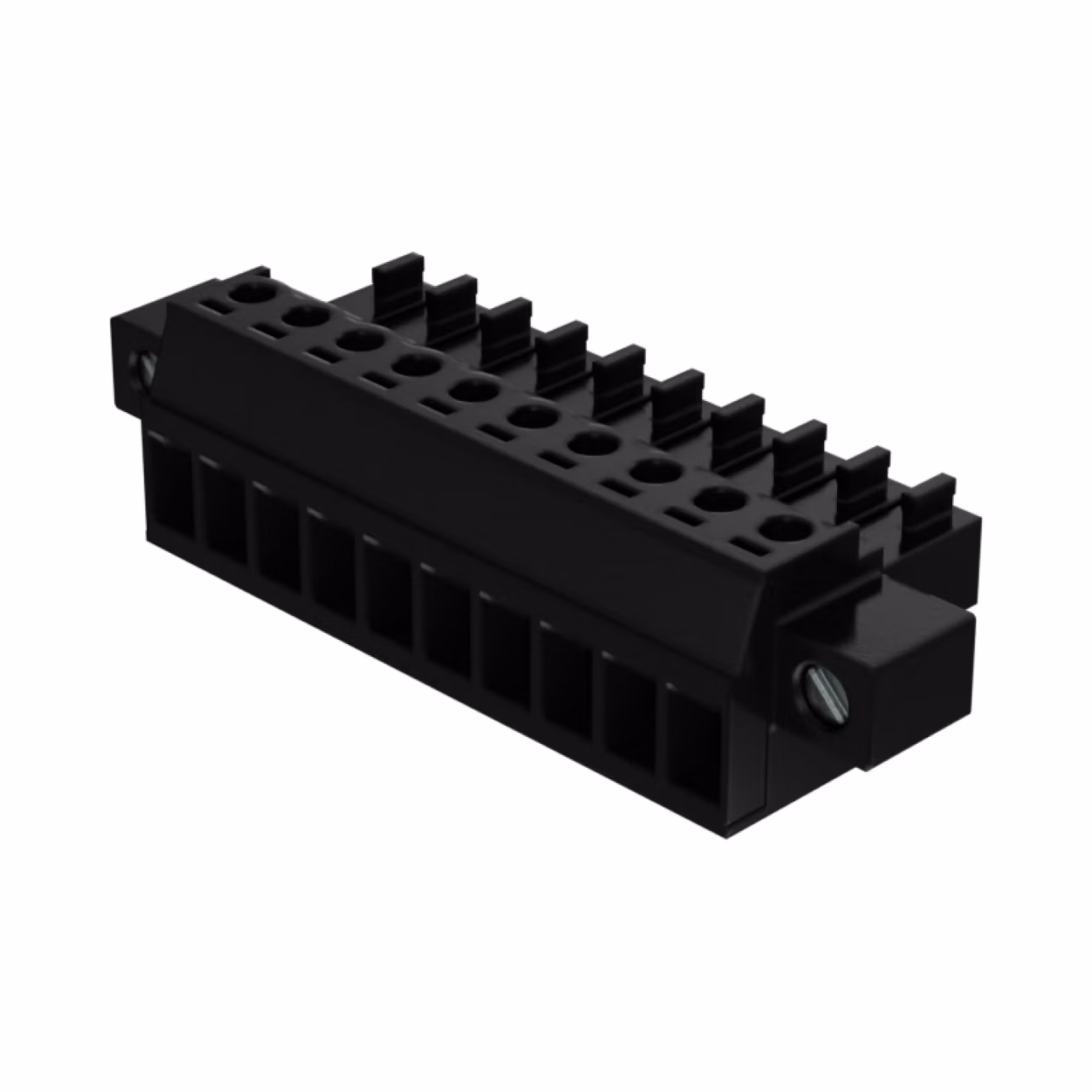 3.50mm Pitch Eurostyle Horizontal Plug, with Retention Screws, 10 Circuits for sale