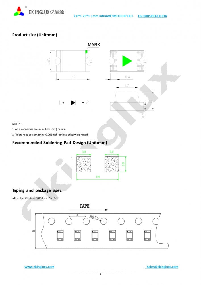 E6C0805PRAC1UDA datasheet page 4