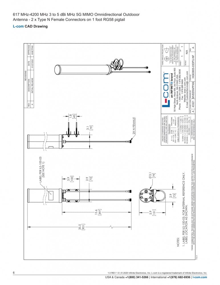 HG63805-03DPU-NF technical document page 6