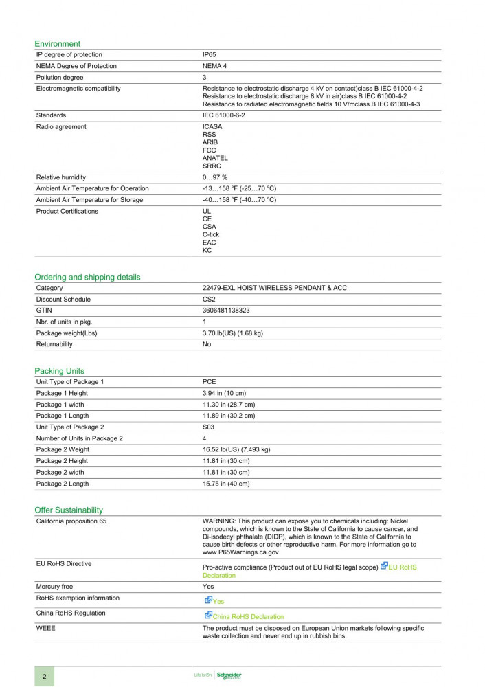 ZARB18WM technical document page 2
