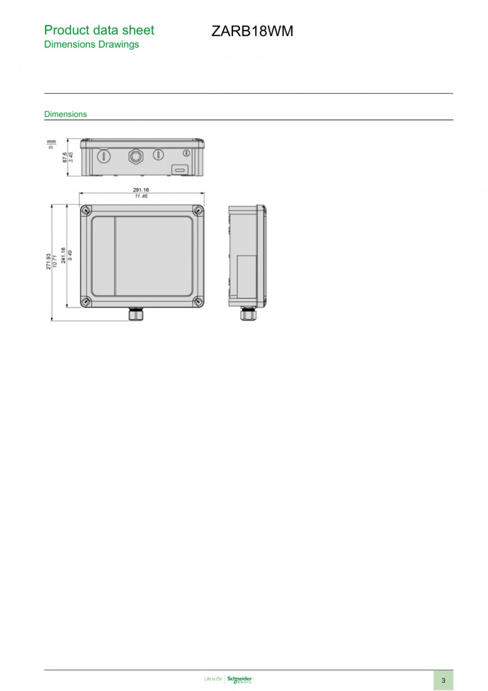 ZARB18WM technical document page 3
