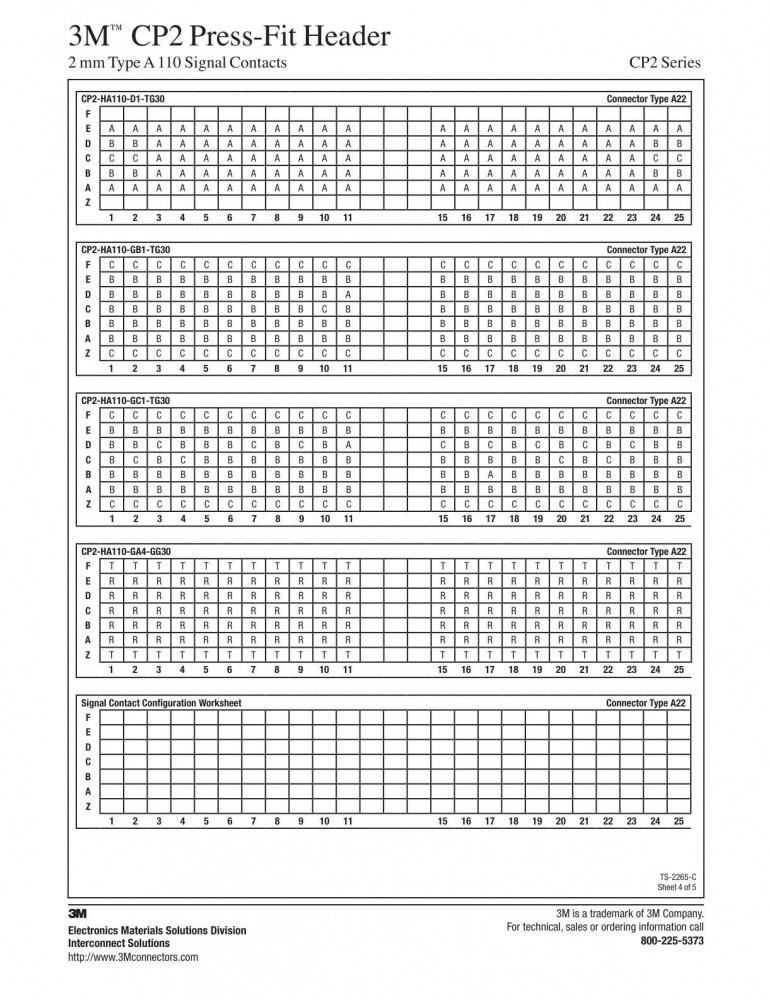 3M CP2-HA110-GC1-KR technical document page 4