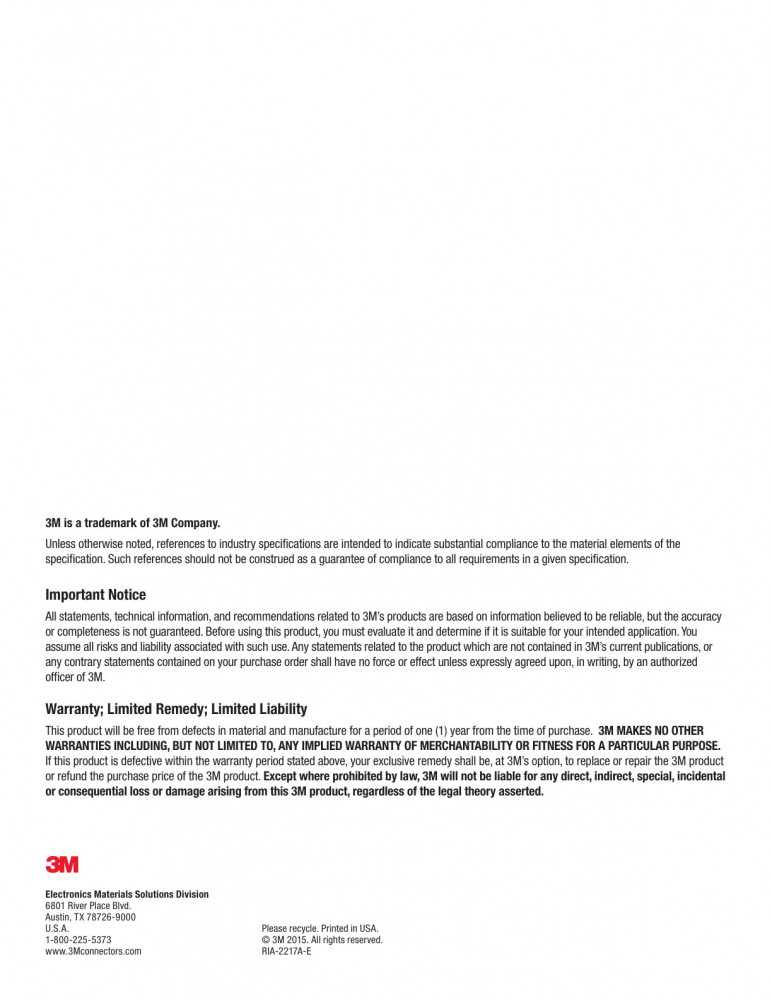 3M CP2-HA110-GC1-KR technical document page 6