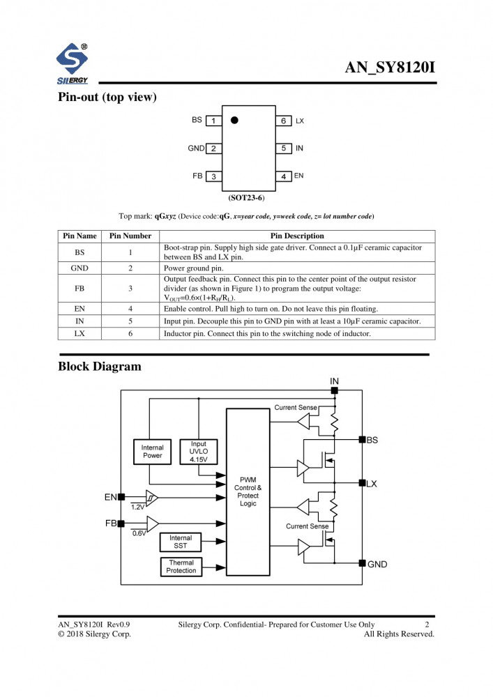 SY8120IABC technical document page 2