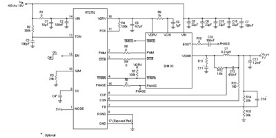 RT2702 - Step-Down DC-DC Controller with Remote Sense for sale