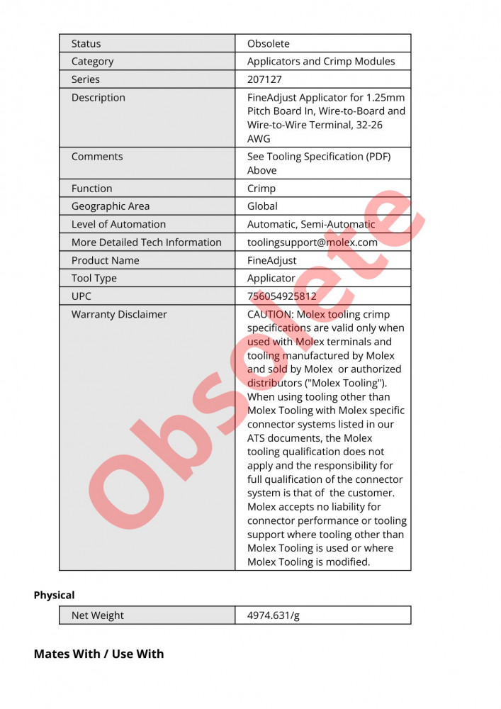 Technical document preview, page 2 for product 639004200