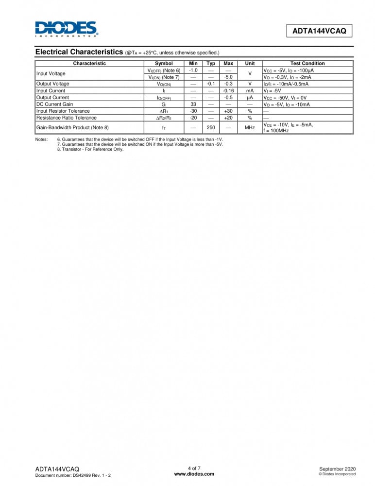 ADTA144VCAQ-13 datasheet page 4