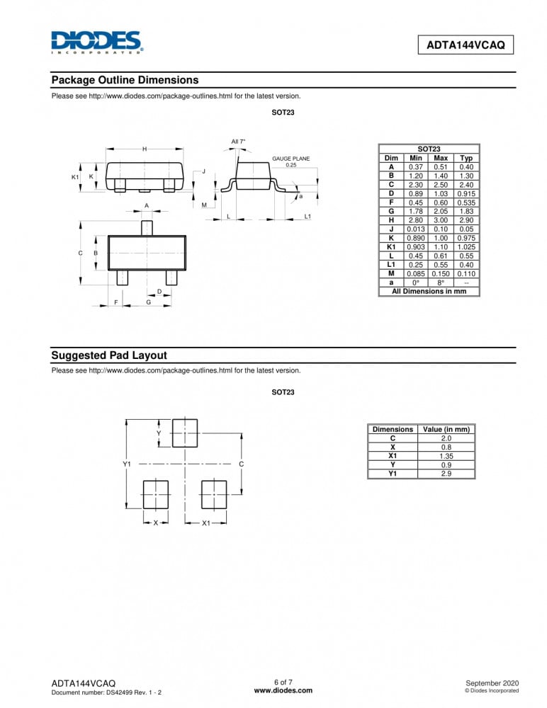 ADTA144VCAQ-13 datasheet page 6