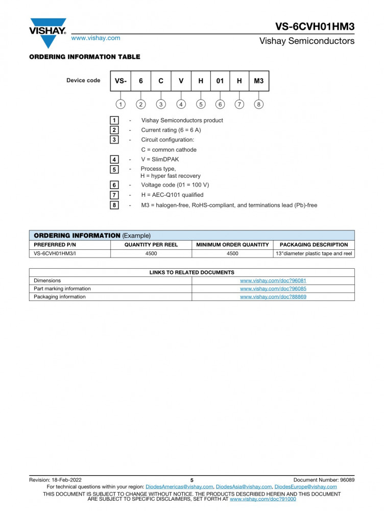 VS-6CVH01HM3/I datasheet page 5