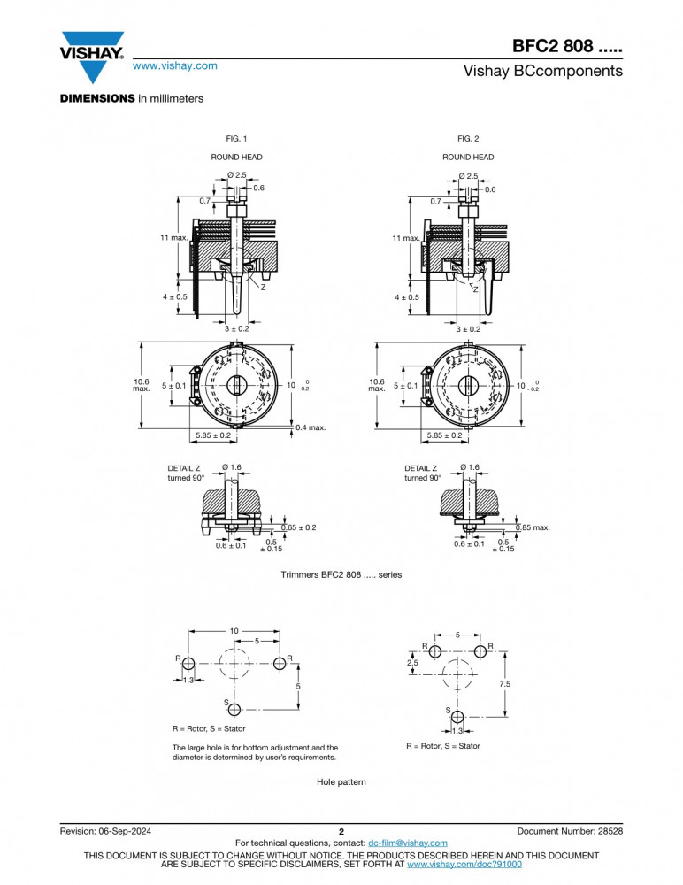 BFC2 808 series document, page 2