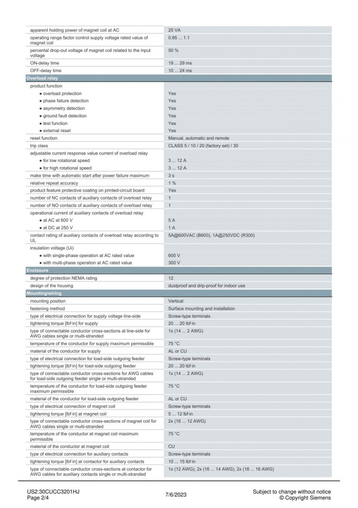 30CUCC3201HJ document page 2
