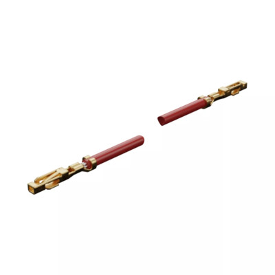 Pre-Crimped Lead iGrid Female-to-iGrid Female, Gold (Au) Plating, 150.00mm Length, 22 AWG, Red for sale