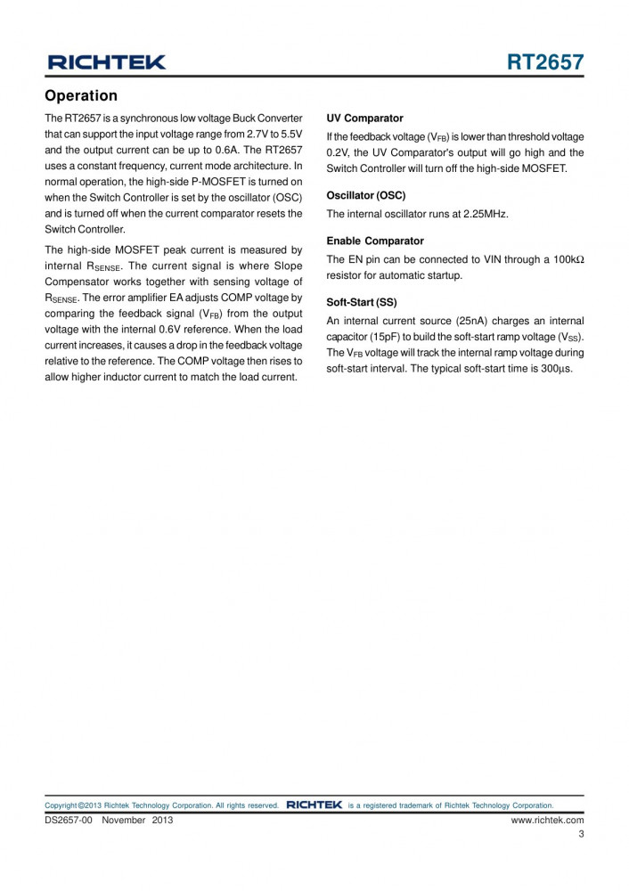 RT2657 datasheet page 3