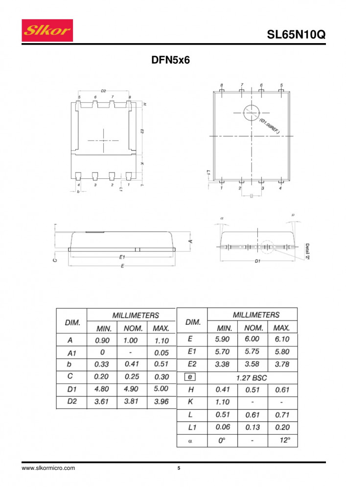 SL65N10Q datasheet page 5