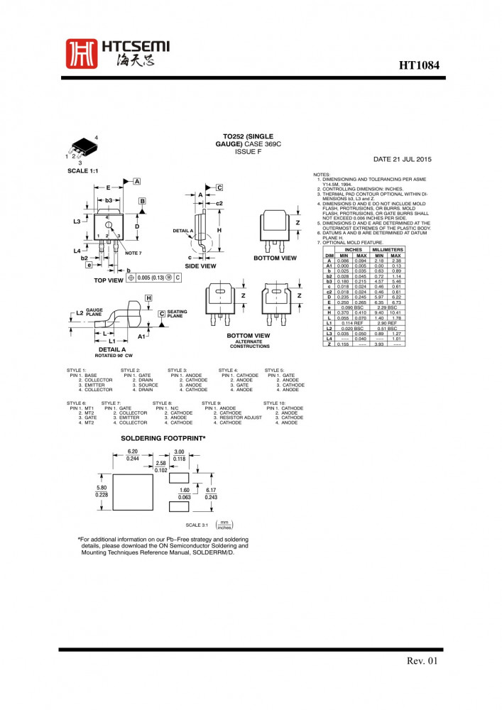 HT1084M-ADJ datasheet page 10