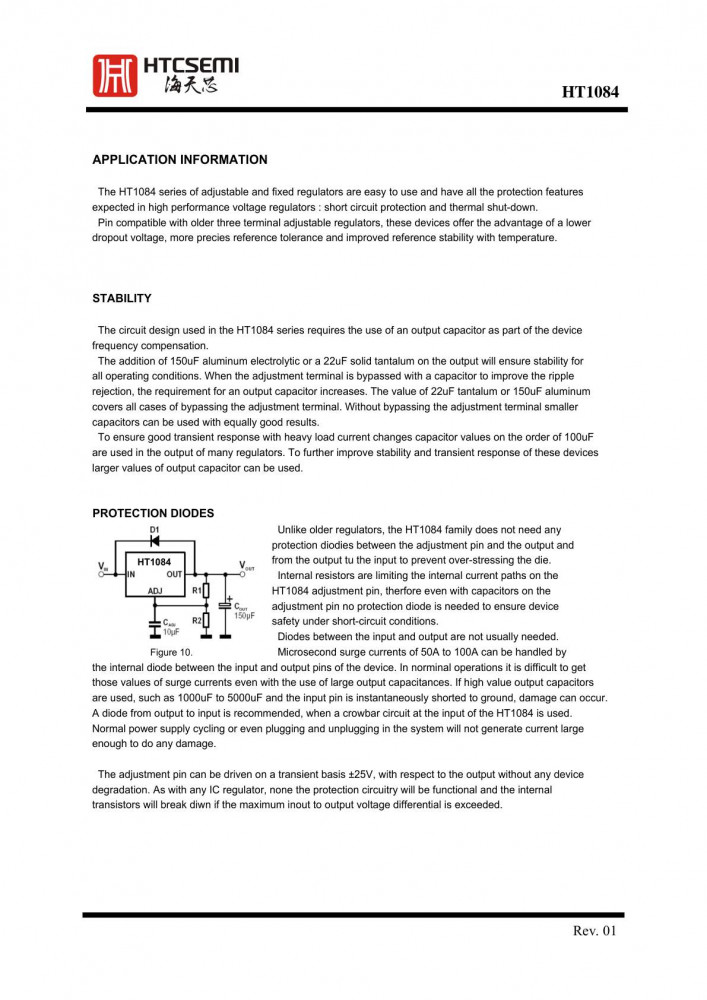 HT1084M-ADJ datasheet page 5